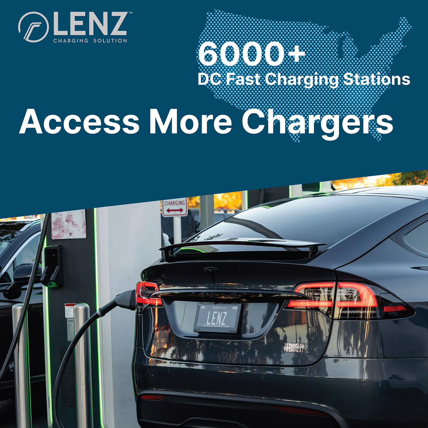 LENZ CCS1 to Tesla Charger Adapter